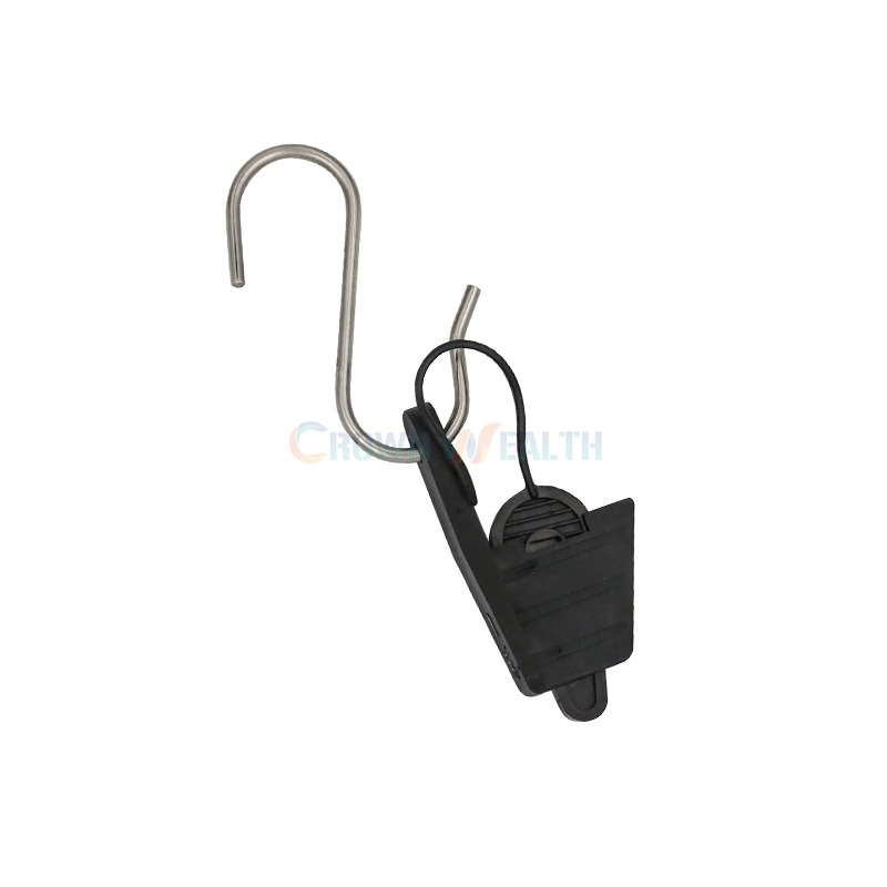CWN-H: FTTH Plastic Fiber Cable Clamp With S Hook - Fiber Cable Clamp ...