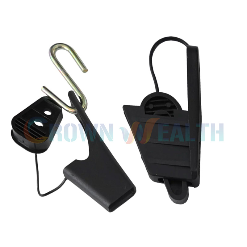 CWN-H: FTTH Plastic Fiber Cable Clamp With S Hook - Fiber Cable Clamp ...