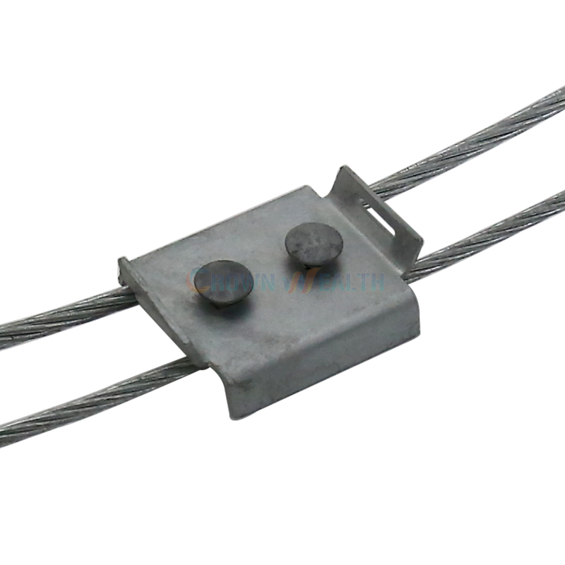 CW-TLDC: Tangent Support Light Type for Double Wire - Fiber Cable Clamp ...